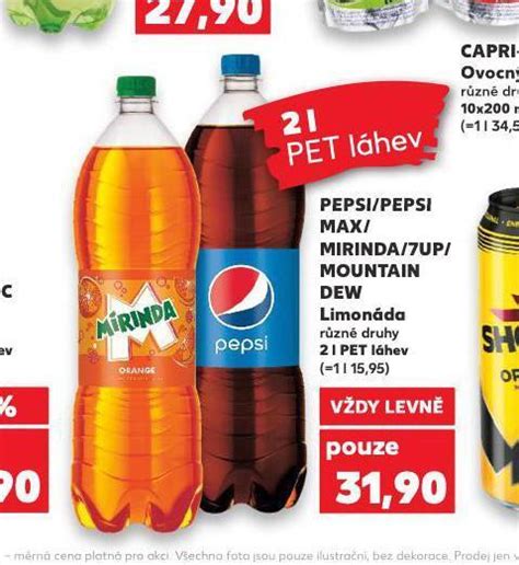 Pepsi mirinda 7up mountain dew nabídky v Kaufland