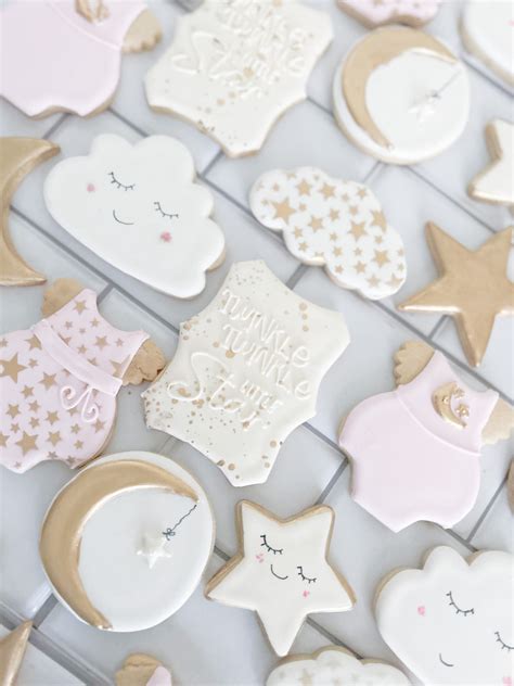 Twinkle Twinkle Litte Star Royal Icing Cookies 1 Dozen Etsy