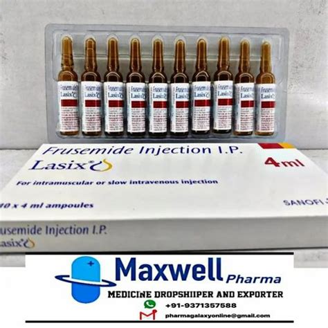 Allopathic Frusemide Injection Bp For Personal Packaging Size 1ml In
