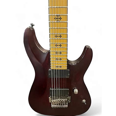 Used Schecter Guitar Research Used Schecter Guitar Research Jl7 Red Solid Body Electric Guitar