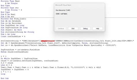 Odbc Ms Access Connection Call Failed Error 3146 Vbforums