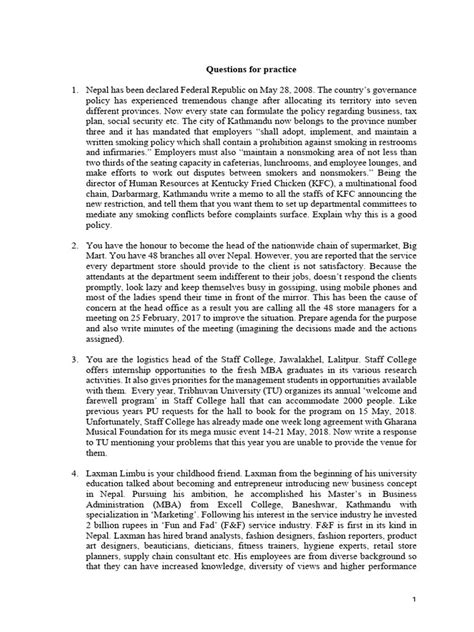 Analytical Questions Pdf Employment Social Media