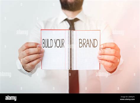 Word Writing Text Build Your Brand Business Photo Showcasing Enhancing