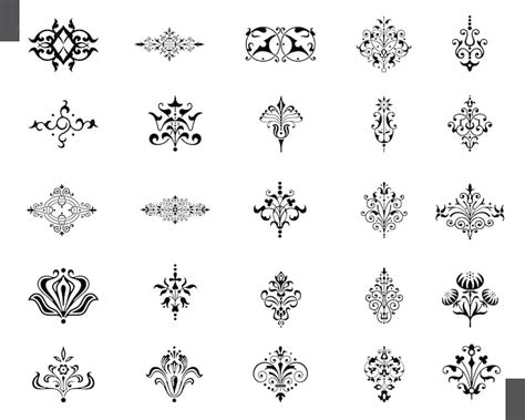 Decorative Elements Svg Decorative Ornaments Svg Geometric Design