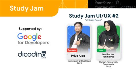 STUDY JAM UI UX 2 UX Design Process Dicoding Indonesia