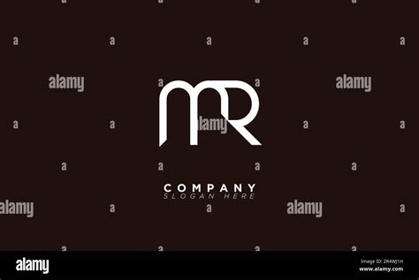 MR Alphabet Letters Initials Monogram Logo RM M And R Stock Vector