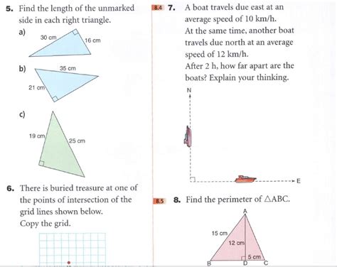 Pythagorean Theorem Review Mrs Denommes Darlings