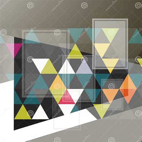 Vector Triangle Texture Background Abstract Patter Stock Illustration
