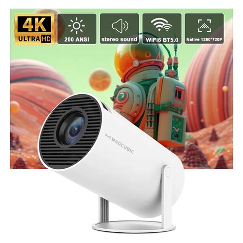 Transpeed proyector portátil para cine en casa SUNUBIKIT