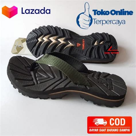 Sandal Gunung Pria Triglav Adventure Sandal Jepit Pria Sandal Gunung Outdoor Dewasa Sandal Eiger