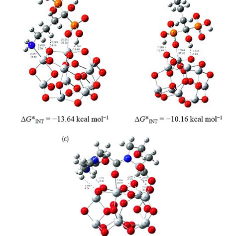 The Most Stable Structures Predicted By Dft For A Download