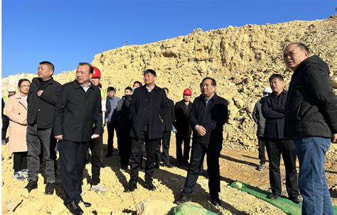 平顶山市政协主席黄庚倜调研我公司汝州生态修复项目 河南省山水地质旅游资源开发有限公司
