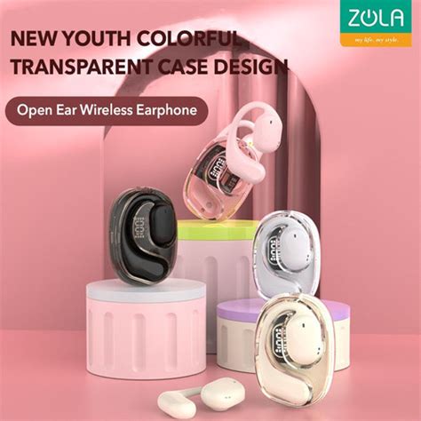 Promo Zola Open Ear Air Ows Earphone 4 Mic Enc Earbuds Tws Air Bone Conduction Bluetooth 5 3