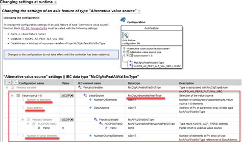 use mc br processconfig for configurations using unbounded arrays