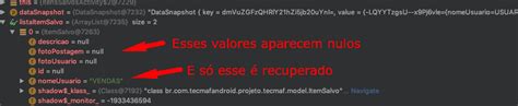 Android Problema Ao Recuperar Valores Do Firebase Para Lista Stack