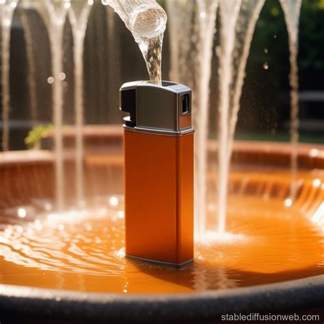 A Lighter Shaped Like The Male Reproductive System Prompts Stable