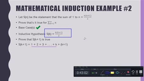 Discrete Structures Mathematical Induction And Recursion Part 2 Of 3