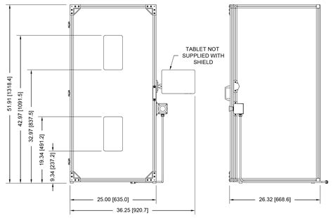 Mark 10 Shields For Test Frames Quality Control Solutions Inc