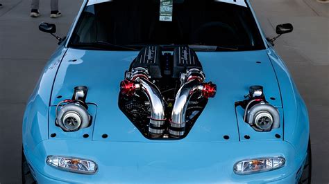 First Gen Mazda Mx Miata Gets Lambo Power For Sema