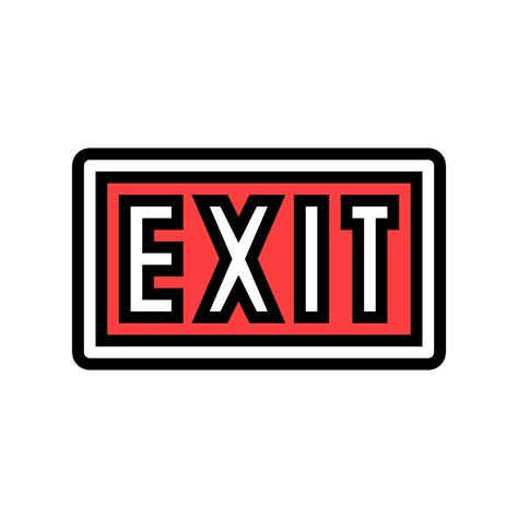exit close color icon vector illustration 35559881 vector art at vecteezy