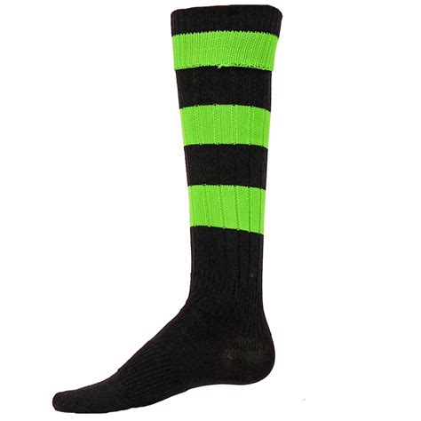 Neon Big Stripe Sock Sockup
