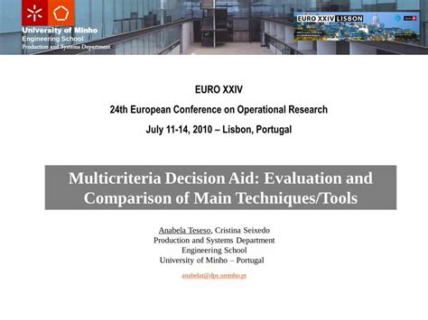 pdf multicriteria decision aid evaluation and comparison of