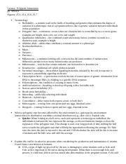 Polygenic Inheritance Docx Lecture Polygenic Inheritance Pp 599 611