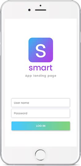 Smart App Landing Page