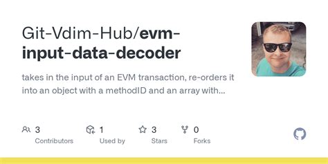 Github Git Vdim Hubevm Input Data Decoder Takes In The Input Of An