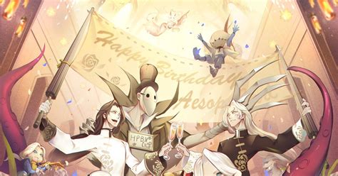 Identityv2周年イラコンfa 【納棺師】イソップ君、誕生日おめでとう！【2020】 ジゼロzizeroのイラスト Pixiv