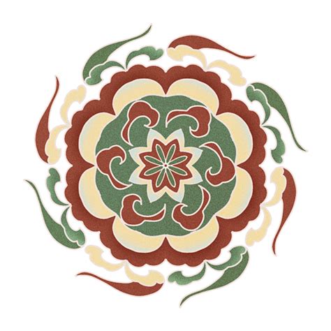 敦煌藻井图案素材素材 83