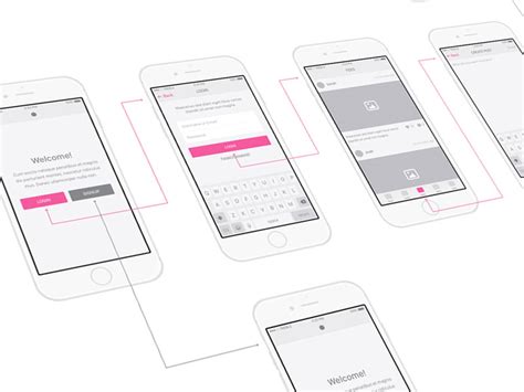 snap ui kit ios wireframes sketch resource sketch mobile app design
