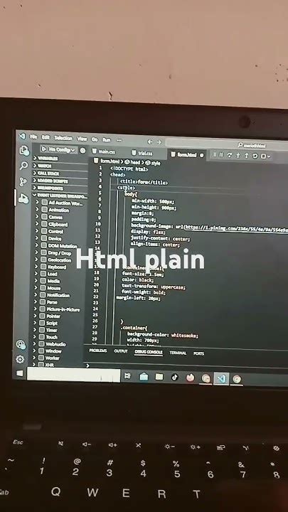 Coding Html Css Begginer Form Youtube