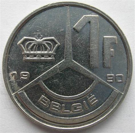 1 франк 1990 года / монеты иностранных государств / Бельгия - купить в ...