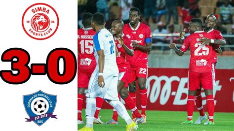 Magoli Yote Leo Simba Sc Vs Dodoma Jiji 3 0 Goli La Phiri Kyombo Ligi