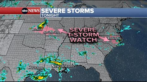 Severe Storms Forecasted For Several States Good Morning America