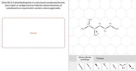 Solved Draw S 2 3 Dimethylheptane In A Structural