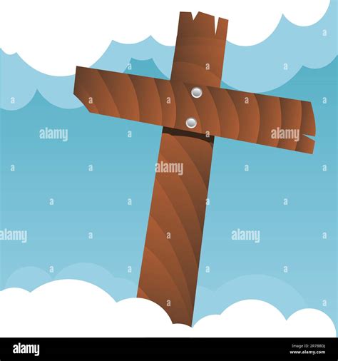 Vector Illustration Of A Cross Stock Vector Image And Art Alamy