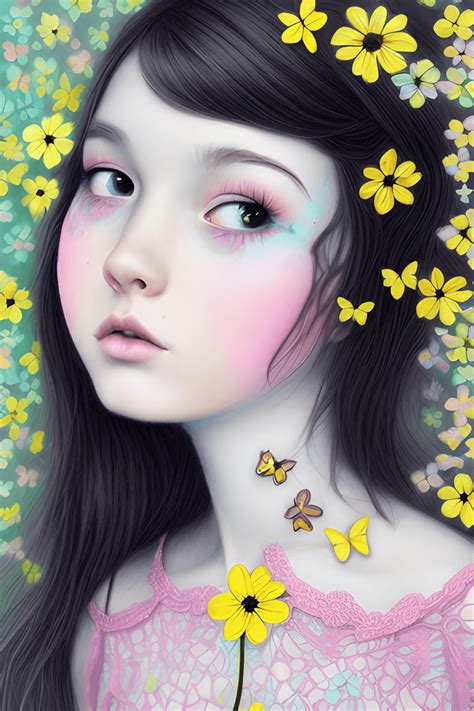 Emo Girl Nursery Art · Creative Fabrica