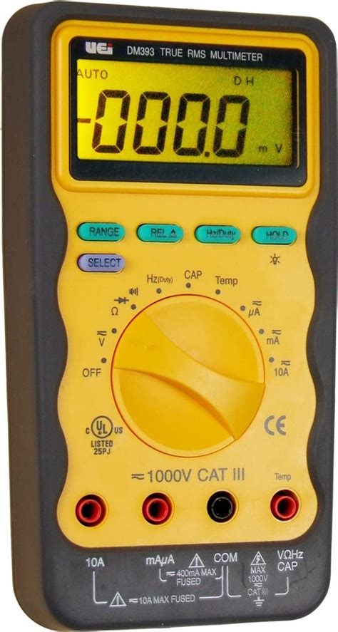 Uei Test Instruments Dm393 Auto Ranging Cat 3 Trms Digital Multimate 1000v