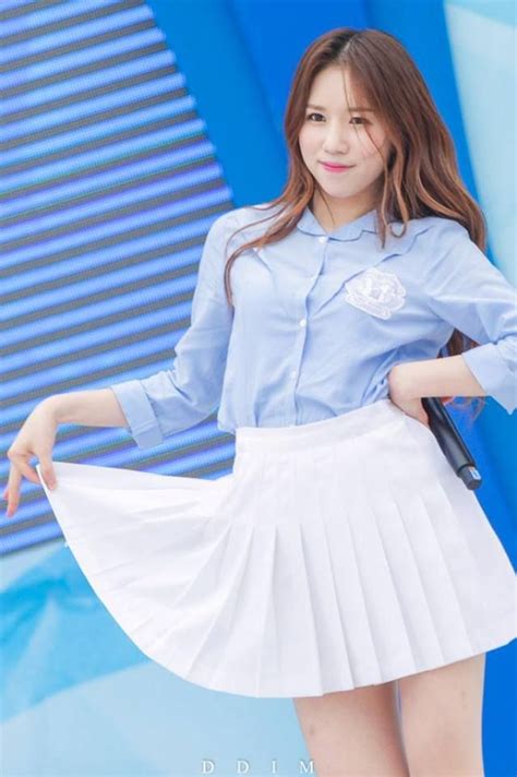 Lovelyz Jin South Korean Girls High Waisted Skirt Korean Girl Groups