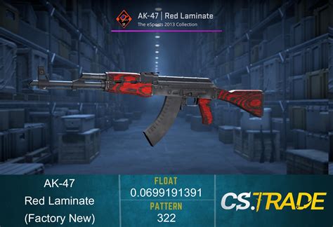 Ak 47 Red Laminate ⭐️ Cs2 Skin