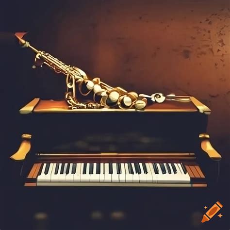 Piano And Saxophone On Craiyon