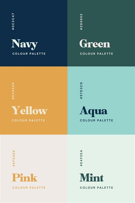 Nurturing And Professional Color Palette Brand Inspiration For A