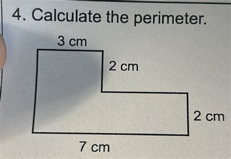 Solved Calculate The Perimeter Math