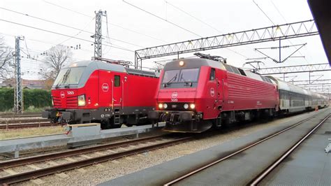 Two Generations Of Electric Locomotives Dsb Class Ea And Class Eb