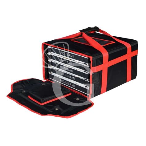 Borsa Termica Rigida In Nylon Colore Nero 380 X 380 X 470 Mm
