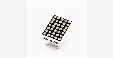 Ultra Red 19mm Led Matrix 7057 Mini 5x7 Led Dot Matrix