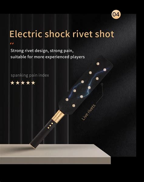 Bdsm Paddle Electric Shock Rivet Shot Sexlovemall