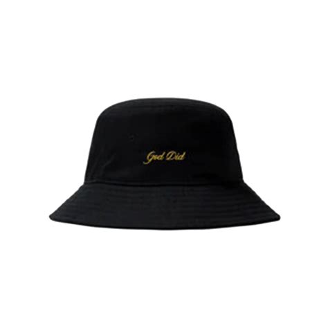 God Did Black Bucket Hat We The Best Store